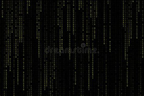 bitcoin matrix stock illustration illustration of concept 39604816