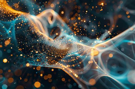 Abstract Digital Data Visualizations Artificial Intelligence