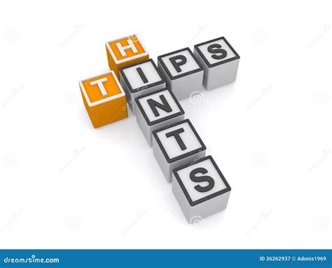 Hints And Tips Sign Stock Illustration Illustration Of Shape 36262937