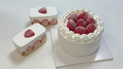 🍓딸기생크림케이크 만들기👩🏻‍🍳 Youtube
