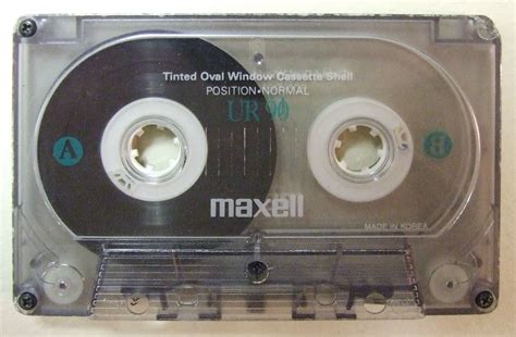 Maxell Ur 90 From The Late 1980s Audio Cassette Cassette Tapes