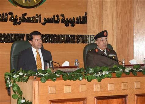 أكاديمية ناصر العسكرية للدراسات العليا تستضيف وزير الشباب والرياضة