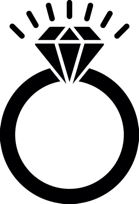 Wedding Ring Vector Icon Design 15948116 Vector Art At Vecteezy