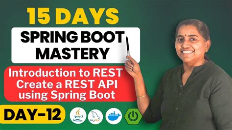 Introduction To Rest Api And Create A Rest Api Using Spring Boot 15 Days To Spring Boot Mastery