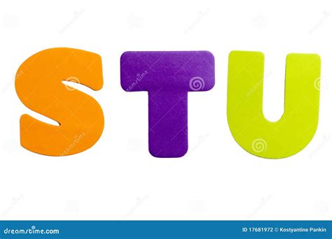 Letter STU Stock Photo Image Of Letter Character Alphabet 17681972