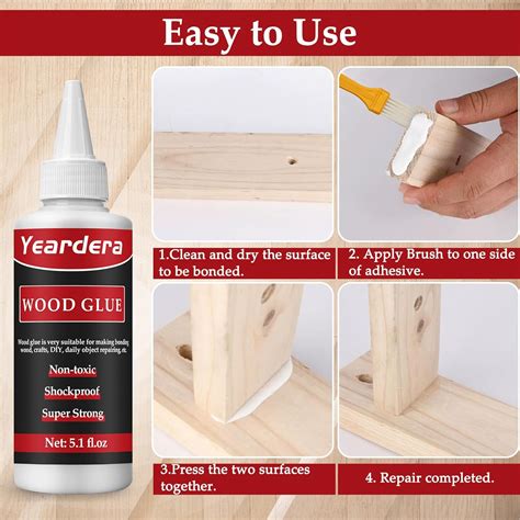 Yeardera Wood Glue Professional Furniture Repair Glue Clear Carpenter