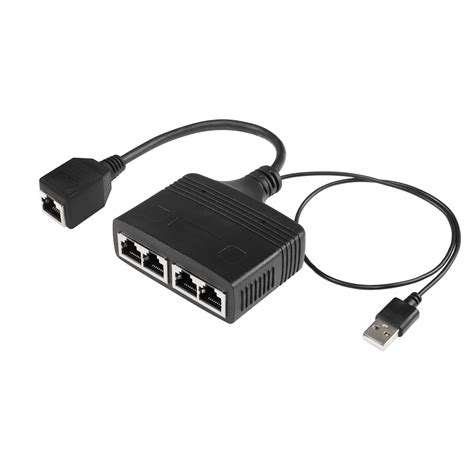 Sinloon Rj45 Network Splitter Adapter Ethernet Cable Splitter 1 To 4