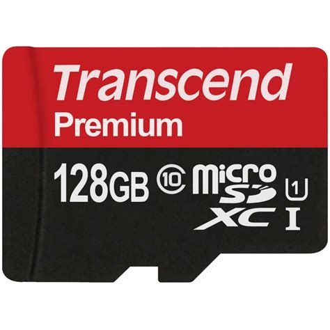 Transcend Premium 128GB microSDXC-Karte, Speicherkarte hier online ...