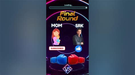 Mom Vs Srk Shorts Shortvideo Youtubeshorts Ytshorts Vs Youtube