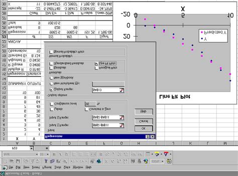 Image Of A Computer Screen During A Regression Analysis With Excel Download Scientific Diagram