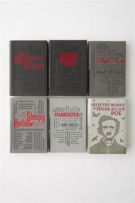 Word Cloud Classics Horror Collection Urban Outfitters