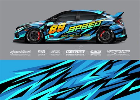 Sport Car Livery Illustrations Stock Vector Illustration Of Sport