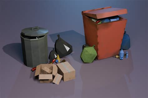 Trash 3d Urban Unity Asset Store