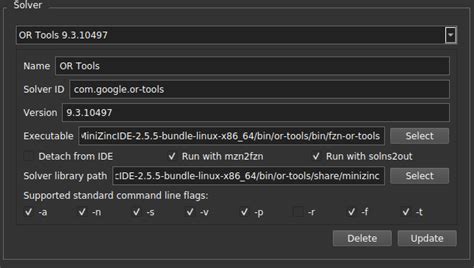 error syntax error unexpected any when using or tools solver with