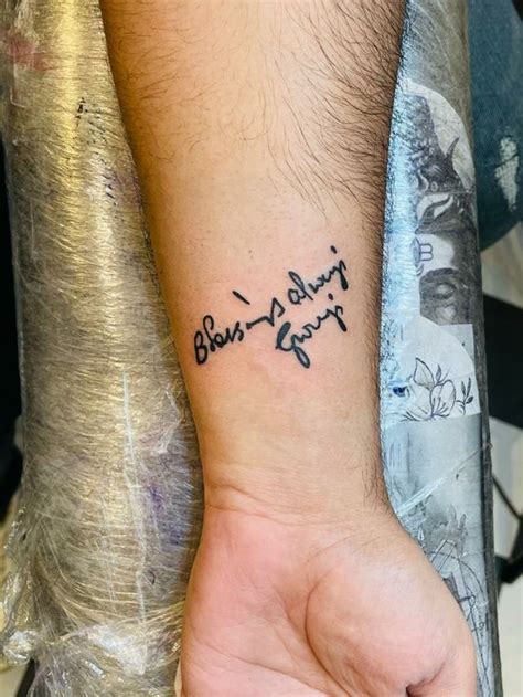 Share More Than 64 Blessings Always Guruji Tattoo Incdgdbentre