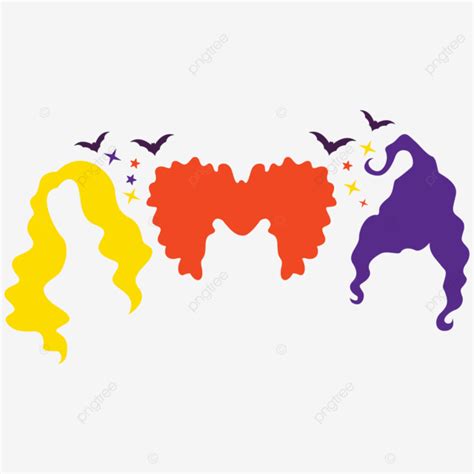 Sanderson Sisters Hocus Pocus Witches Hair Cute Halloween Sanderson