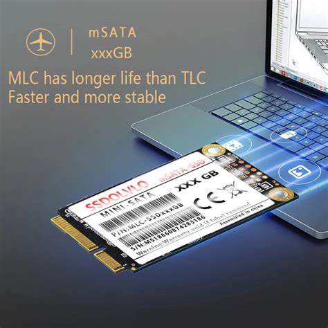 mSATA SSD SATA3 III 6GB/S SATA II 32GB 64GB 128GB 256GB 512GB 1TB HD ...