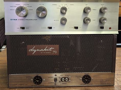 Dynaco St70 Tube Poweramplifier And Dynaco Pas3 Tube Preamplifier