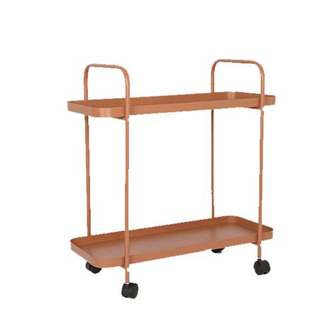 Metal Movable Trolley China Side Table And Trolley Side Table
