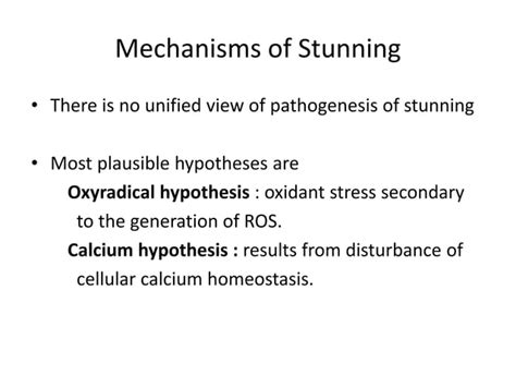 Stunned Myocardium Ppt Pptx