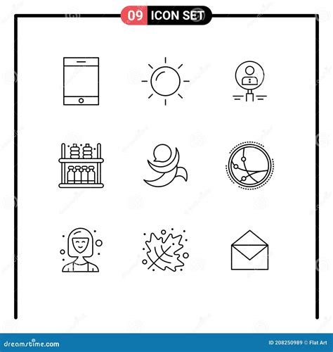 9 User Interface Outline Pack Of Modern Signs And Symbols Of Supermarket Goods Hiring