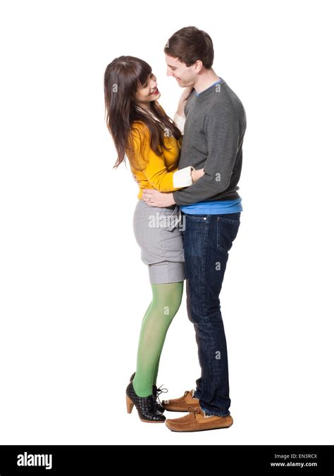 Full Shot Caucasian Heterosexual Couple Cut Out Stock Images And Pictures