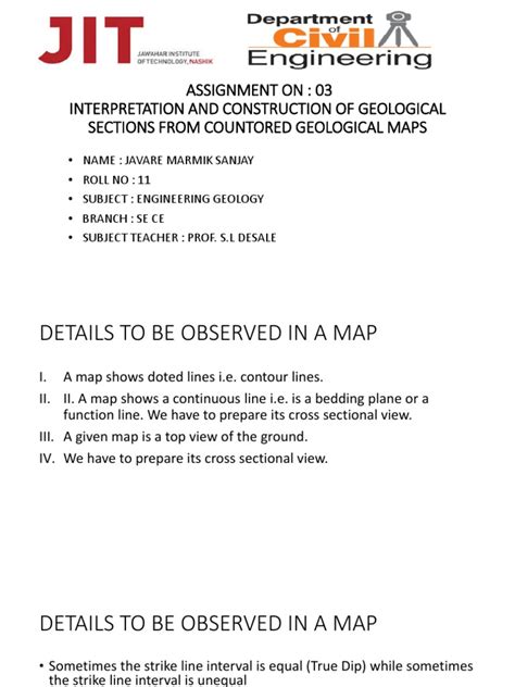 Assignment On 3 Pdf Fault Geology Contour Line