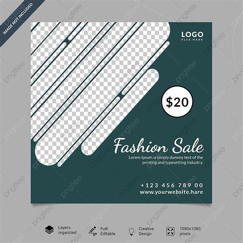 패션 판매 소셜 미디어 인스타그램 Psd 배너 템플릿 Psd 다운로드 디자인 자료 다운로드