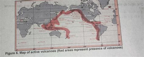L679ve Figure 6 Map Of Active Volcanoes Red StudyX