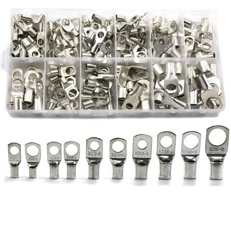 Kit thermorétractable de borne à anneau SC 170 pièces cosses de fil Cdiscount Bricolage