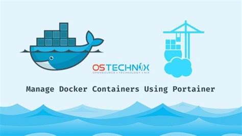 how to easily manage docker containers using portainer gui in linux