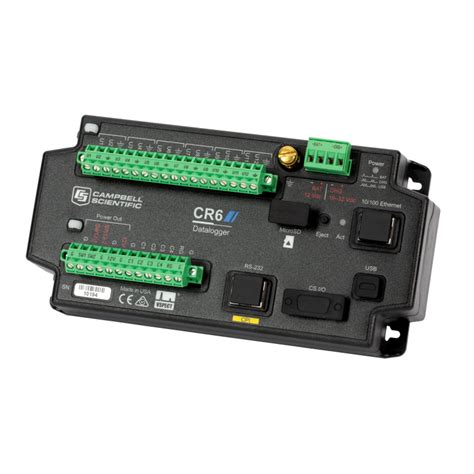 To Perform Checking And Service For Campbell Scientific Logger Cr6