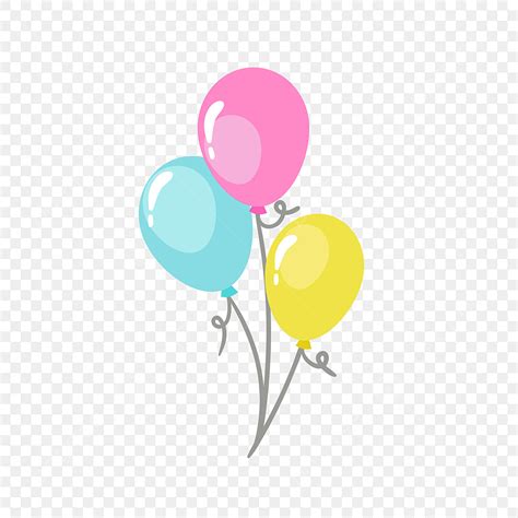 생일 축하 풍선 다채로운 Png 생일 일러스트 풍선 일러스트 화려한 파티 요소 컨페티 Png Png 일러스트 및 벡터 에 대한 무료 다운로드 Pngtree