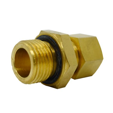 Rfs Brass 12mm Od X 3 8 Male Bspp Connector Compression Fittings Light