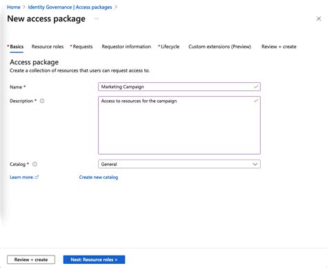 チュートリアル エンタイトルメント管理でリソースへのアクセスを管理する Microsoft Entra Id Governance