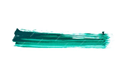 Premium Photo Smear Of Green Paint White Background