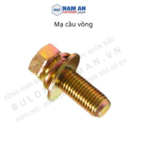 Mua Bu Lông Lục Giác Liền Phẳng Vênh M8 M10 M12 Chiều Dài 16 20 25