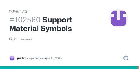 Support Material Symbols Issue Flutter Flutter GitHub
