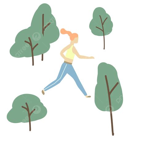 Girl Run Png Picture A Running Girl Work Out Together Outdoor Sport Healthy Lifestyle Png