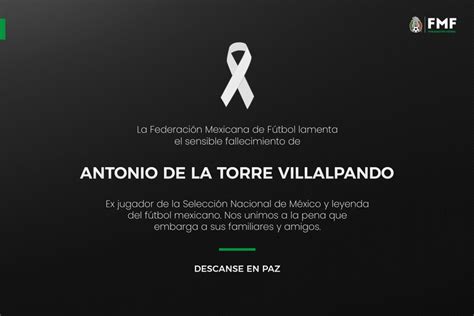 Murió Antonio De La Torre Villalpando Histórico Futbolista De América