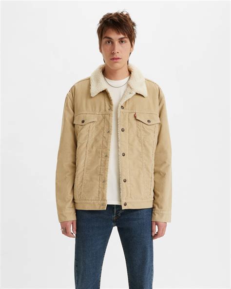 Type Iii Corduroy Sherpa Trucker Jacket Beige Levis® Gb