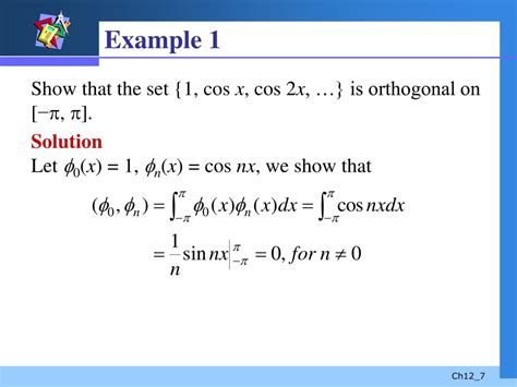 Ppt Orthogonal Functions And Fourier Series Powerpoint Presentation