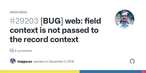 Bug Web Field Context Is Not Passed To The Record Context · Issue