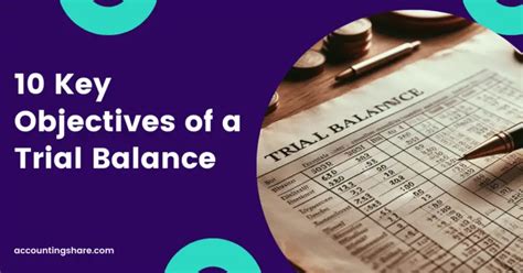 10 Key Benefits Of A Trial Balance With Pdf Accounting Share