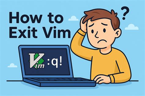 how to exit vim easily on linux mac and vscode