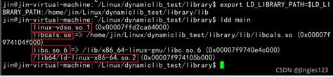 Gcc制作动态库加载提示“main Error While Loading Shared Libraries Libcalsso Cannot Open Shared Object
