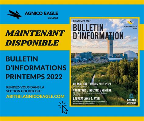 Bulletin Dinformation Goldex Printemps 2022 Aem Abitibi