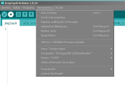 Programando La Nueva Serie Attiny 412 Con Arduino Nano Y Atmel Studio