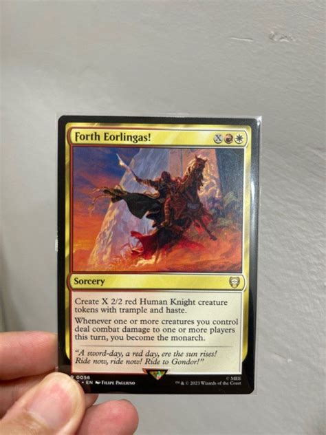 Mtg Lotr Forth Eorlingas Hobbies And Toys Toys And Games On Carousell