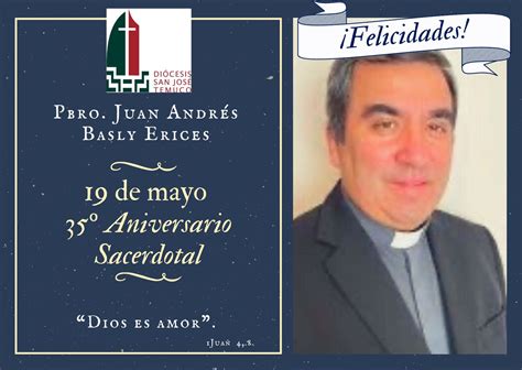 ¡aniversario Sacerdotal Pbro Juan Andrés Basly Diócesis De Temuco